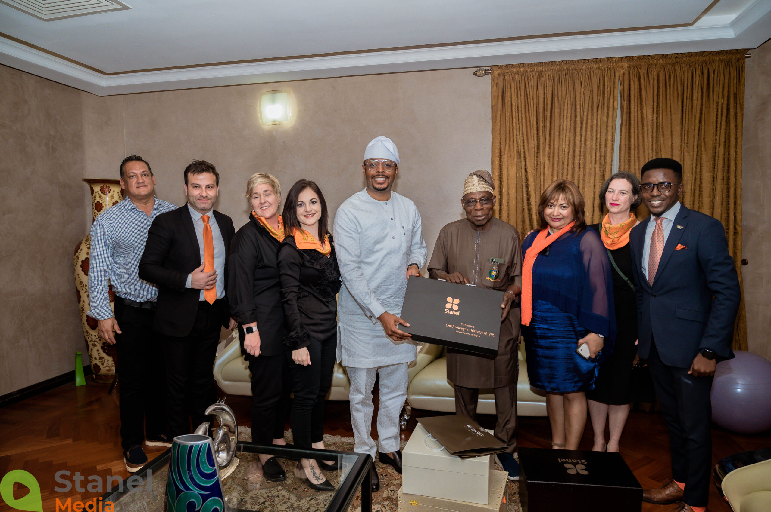 Obasanjo commends Stanel CEO, Stanley Uzochukwu on youths empowerment, investment in Nigeria ...